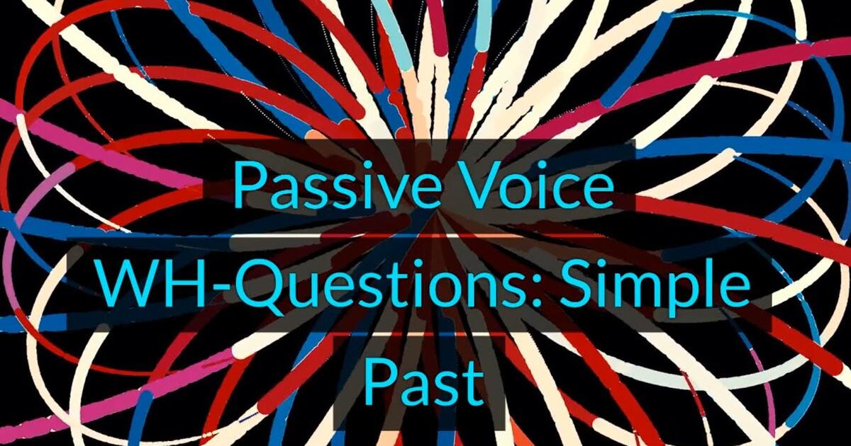 WH-QUESTION IN PRESENT SIMPLE PASSIVE | Інші матеріали. Англійська мова