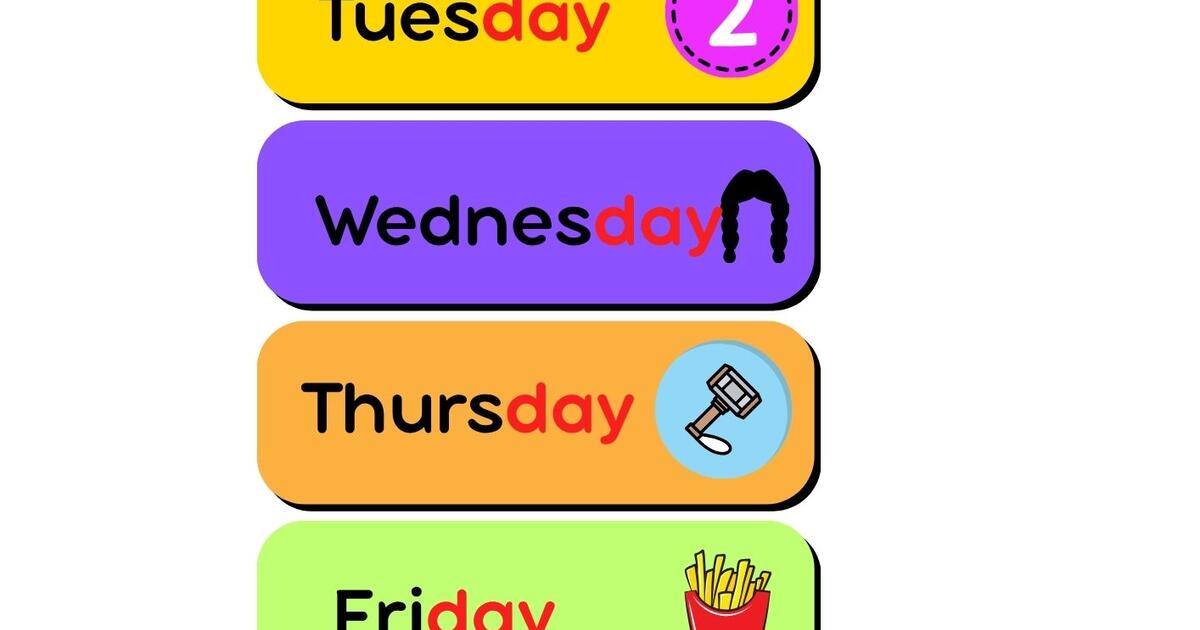Days Of The Week days-of-the-week