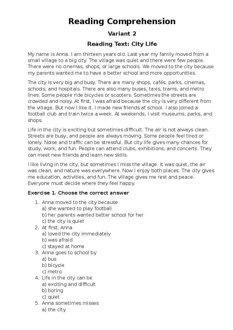 Reading 8 form. Unit 6 | Інші методичні матеріали. Англійська мова