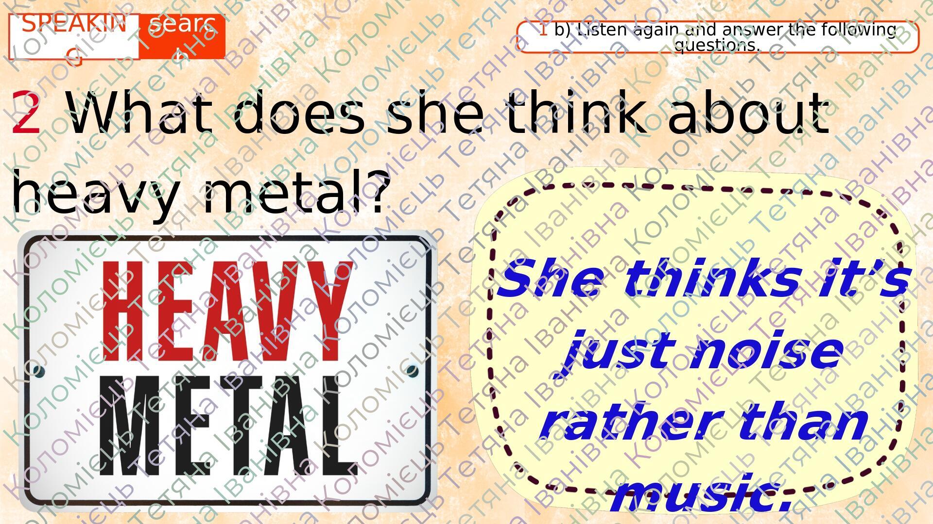 Презентація до уроку 10 у 8 класі “Unit 4. MUSIC IS EVERYWHERE Lesson ...