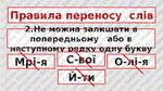 Склад. Правила переносу слів | Презентація. Українська мова