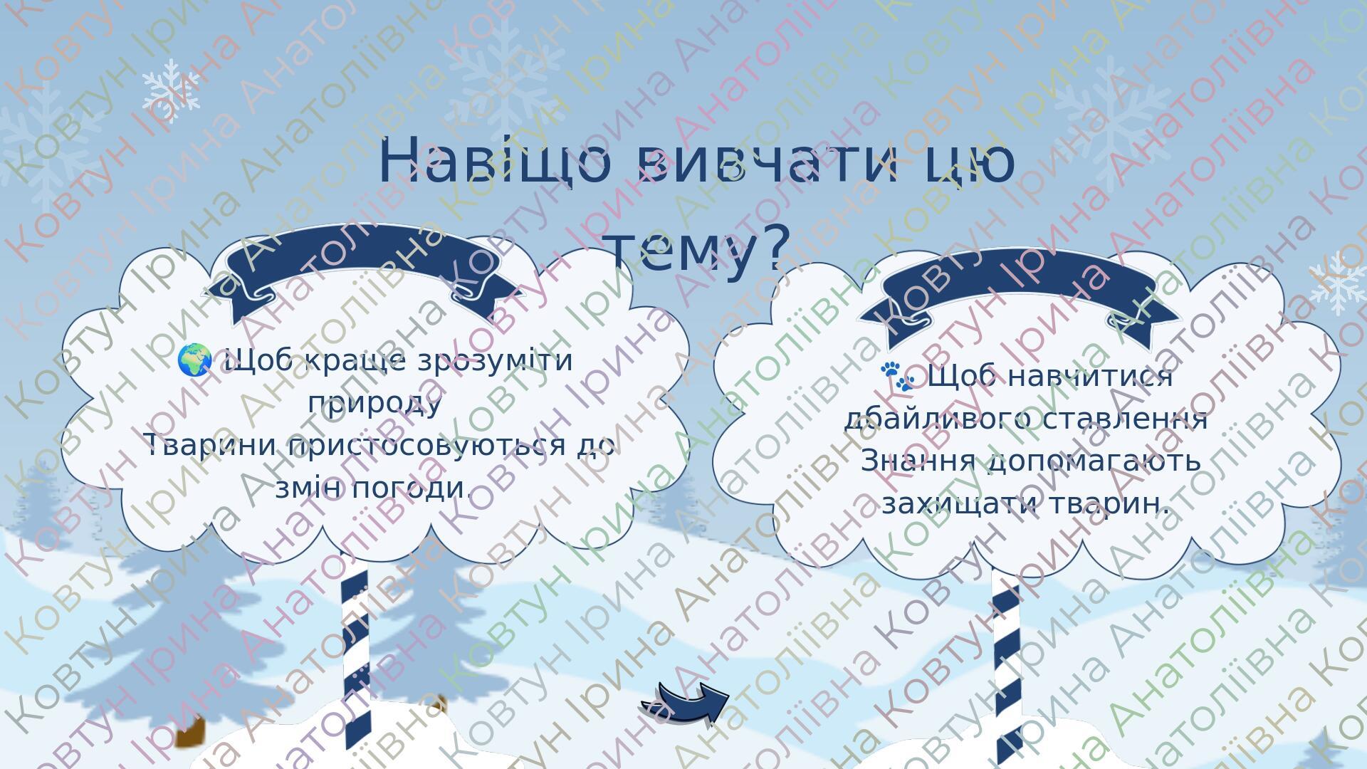 Зимові тварини: хто як готується до зими? | Презентація. Позашкільна освіта