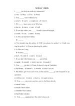 MODAL VERBS | Тест. Англійська мова