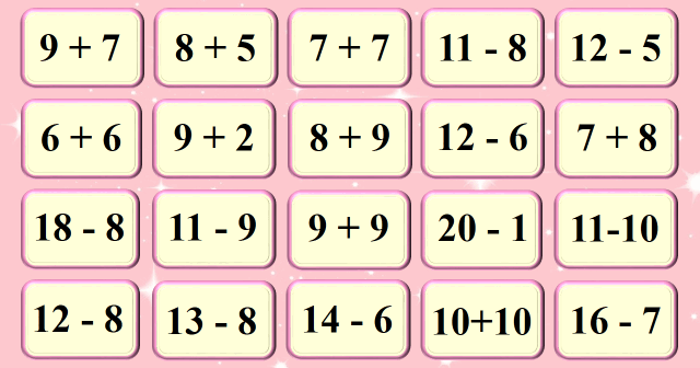 Математичне лото 2 клас | Інтерактивні матеріали. Математика