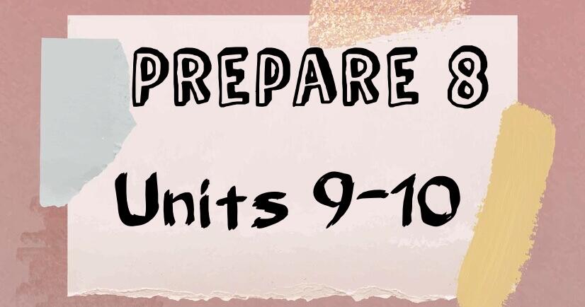 Prepare 8. Units 9-10 | Тест на 12 запитань. Англійська мова
