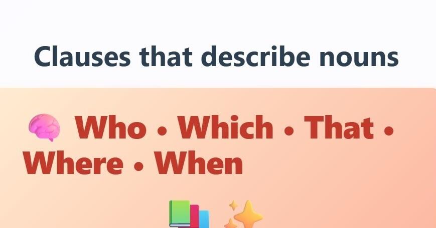 Relative Pronouns and Adverbs | . Англійська мова