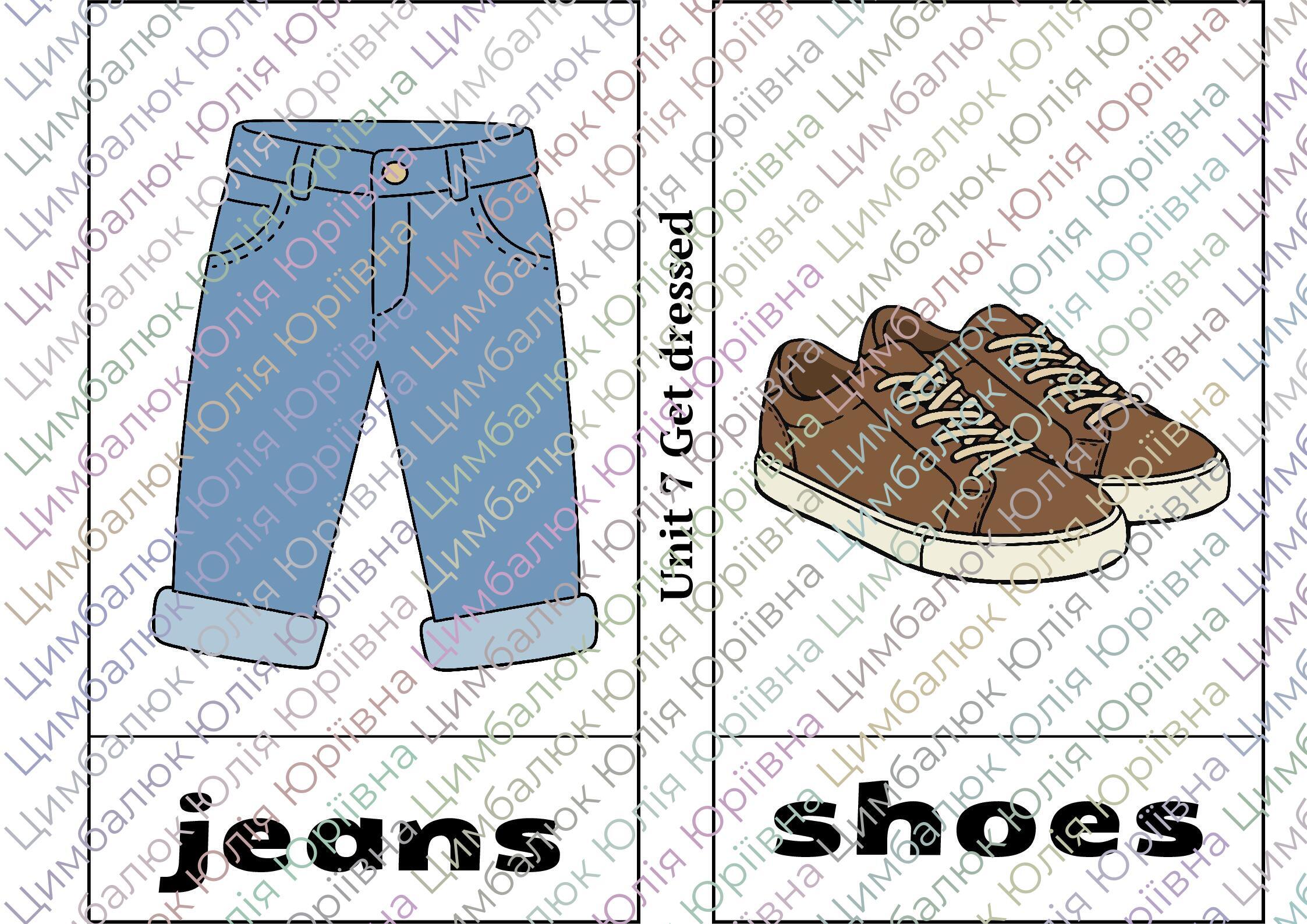 Super Minds 2 Флешкардки на тему "Get dressed" Flashcards Unit 7 Get ...