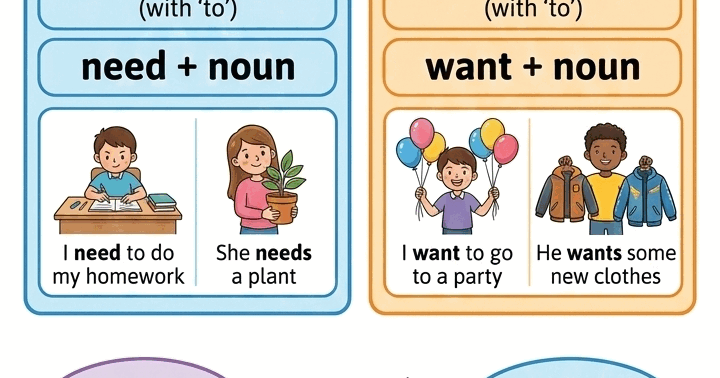 Презентація до уроку англійської мови у 5 класі: "Grammar: Want vs ...