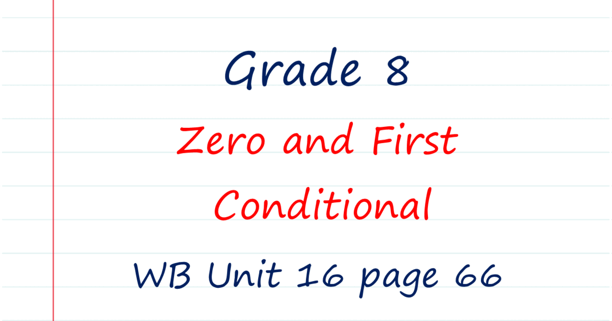 Prepare 8. Zero and First Conditional (WB page 66) | Тест на 9 запитань ...
