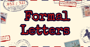 Parts of the formal letter (matching) | Вправа. Різне