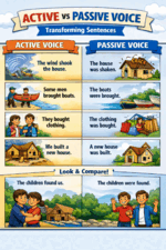 Active vs Passive Voice — Transforming Sentences | . Різне