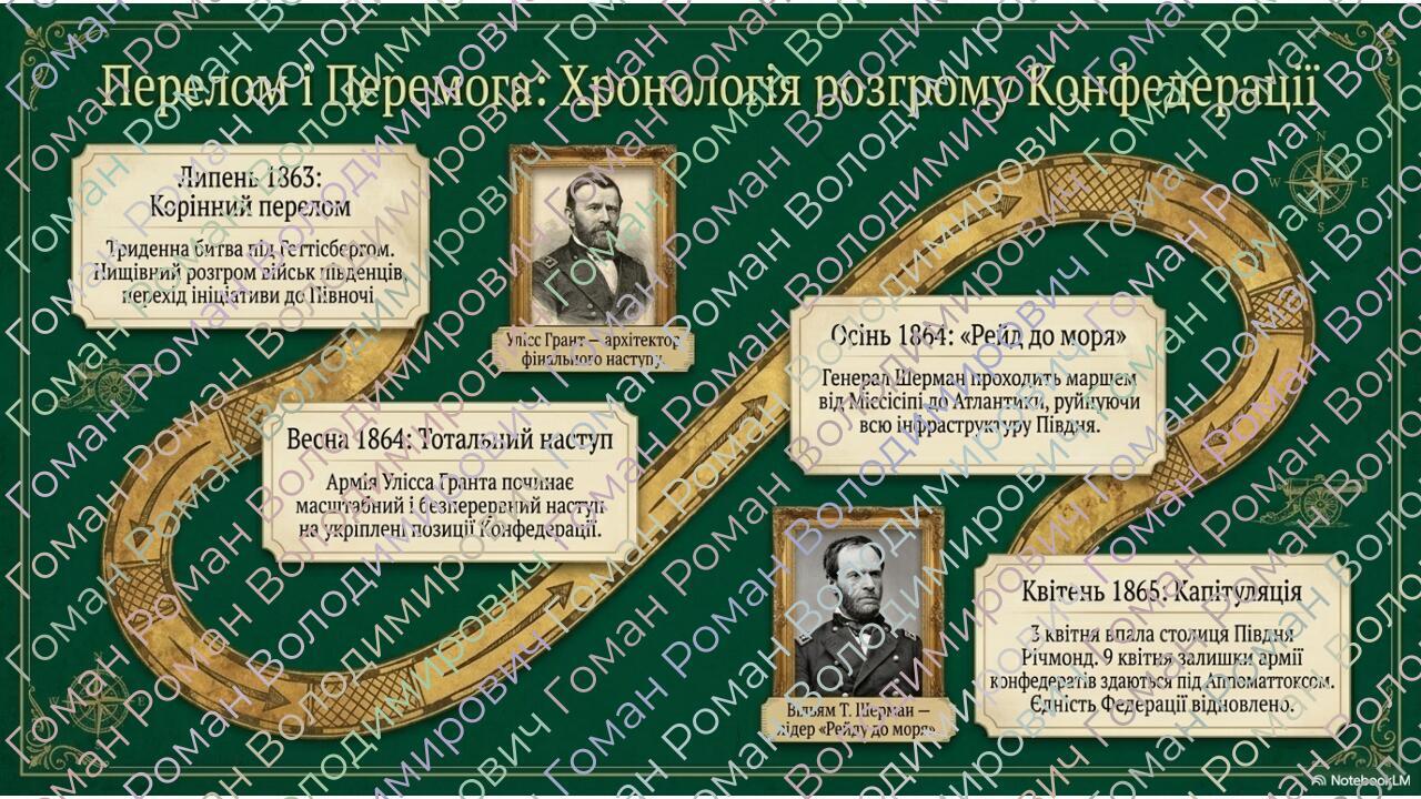 Громадянська війна у США і Реконструкція Півдня. 9 клас НУШ (2026 ...