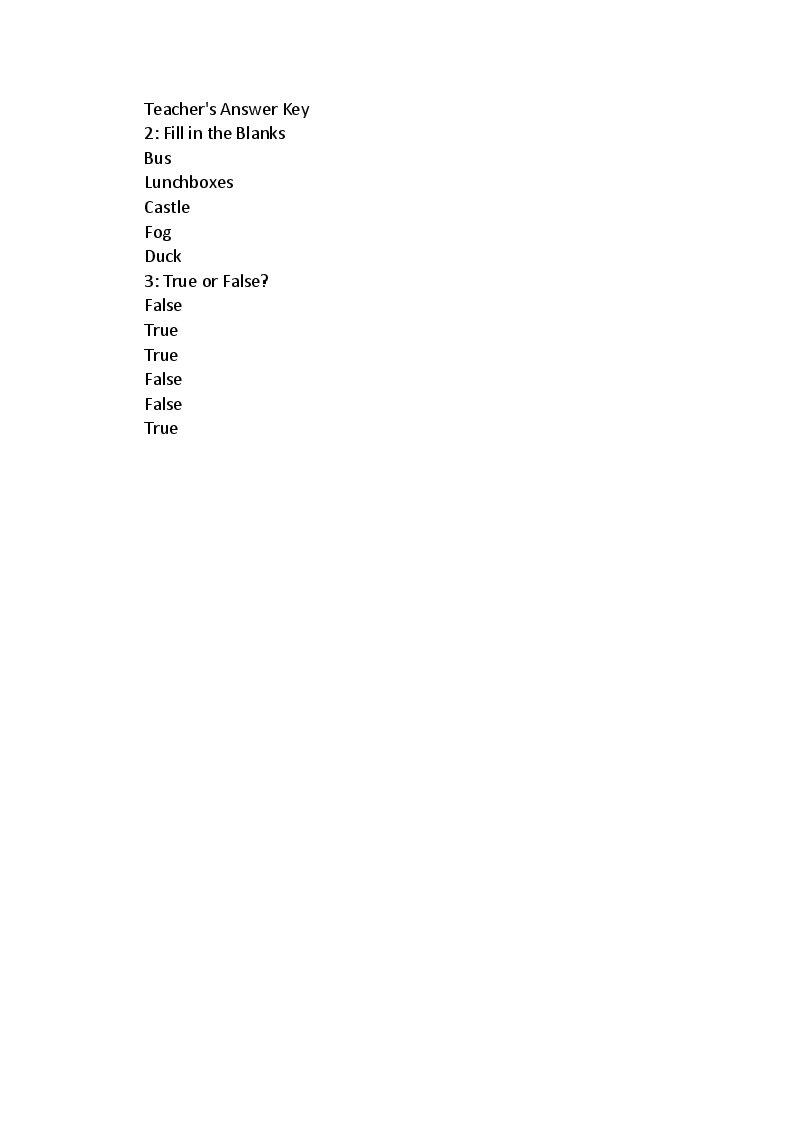 VIDEO ZONE: Peppa Pig Goes on a School Trip. Cartoon Worksheet ...