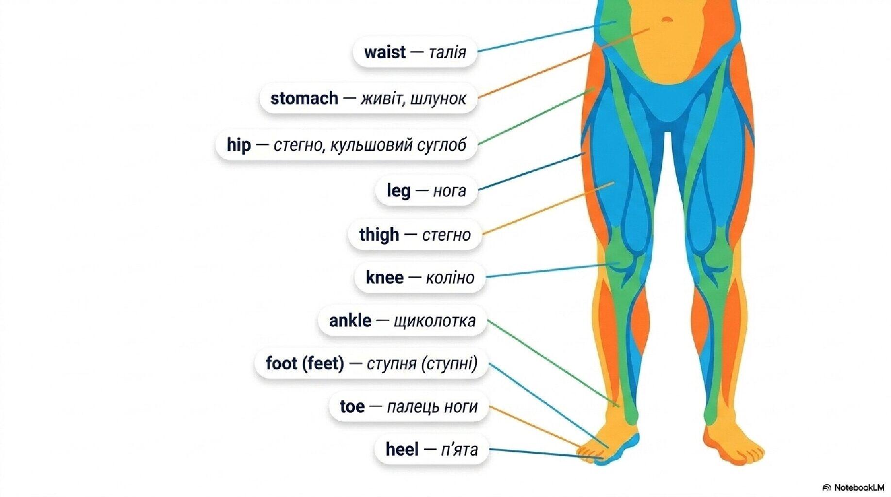 Human Body and Health: Візуальний англійський словник та комплекс вправ ...